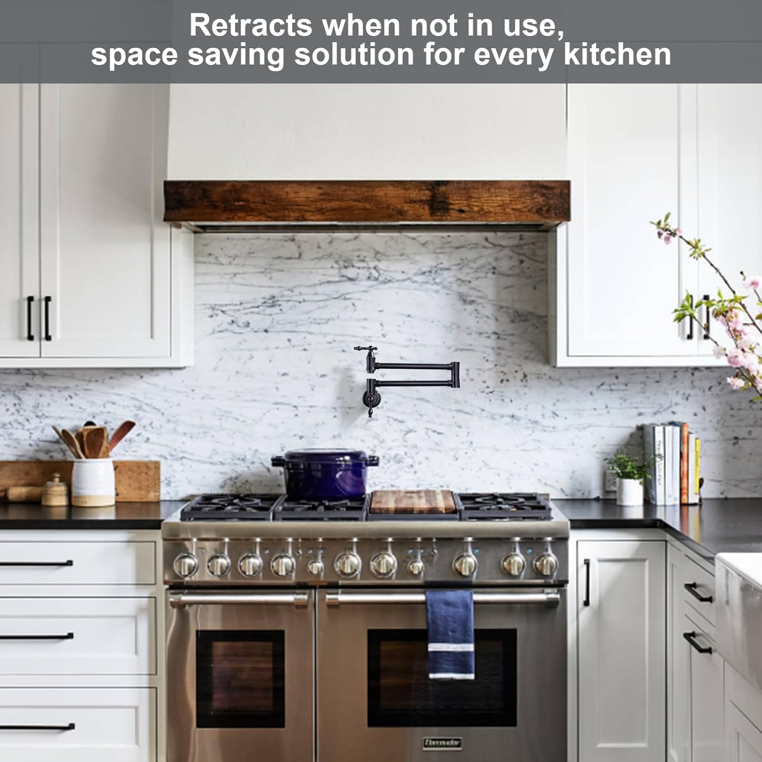 ARCORA Modern Oil Rubbed Bronze Wall Mount Pot Filler Commercial ...