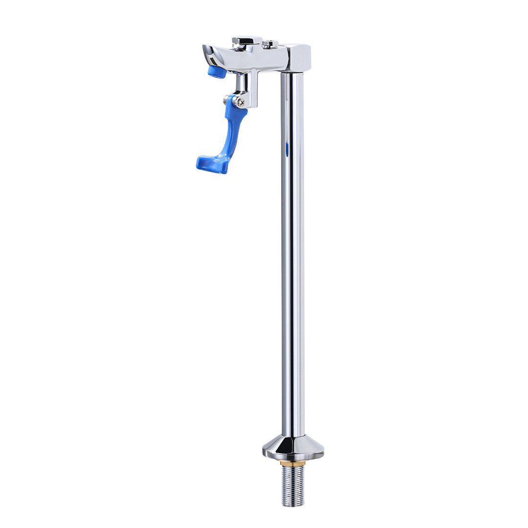 Commercial Deck Mounted Single-Handle Pot Filler Faucet in Chrome ...